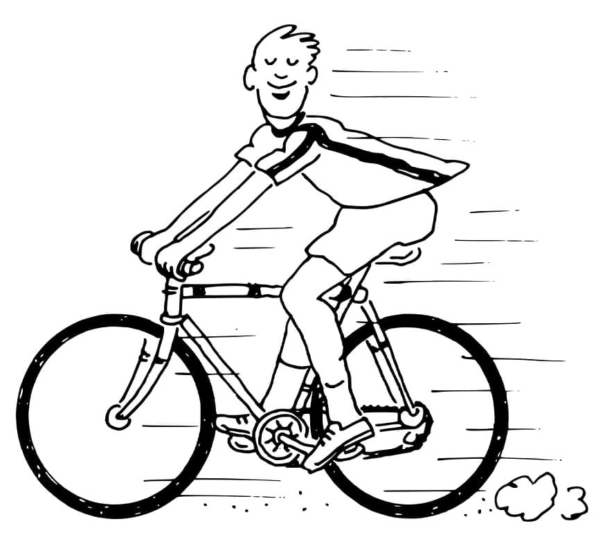 Bicycle Coloring Pages (6 Free Printable PDFs)