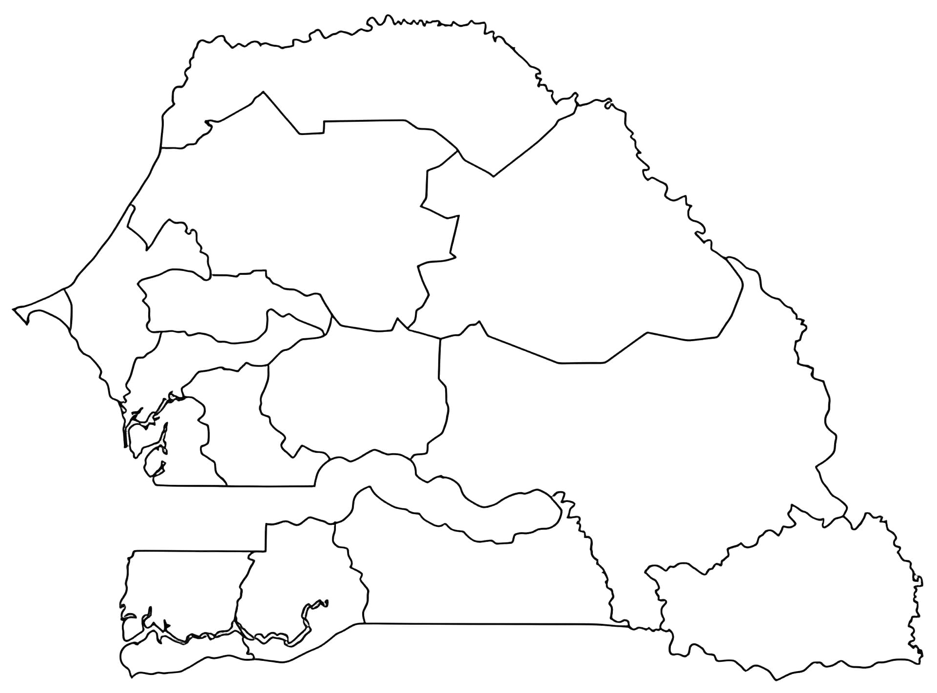 Senegal Coloring Pages (9 Free Printable PDFs)